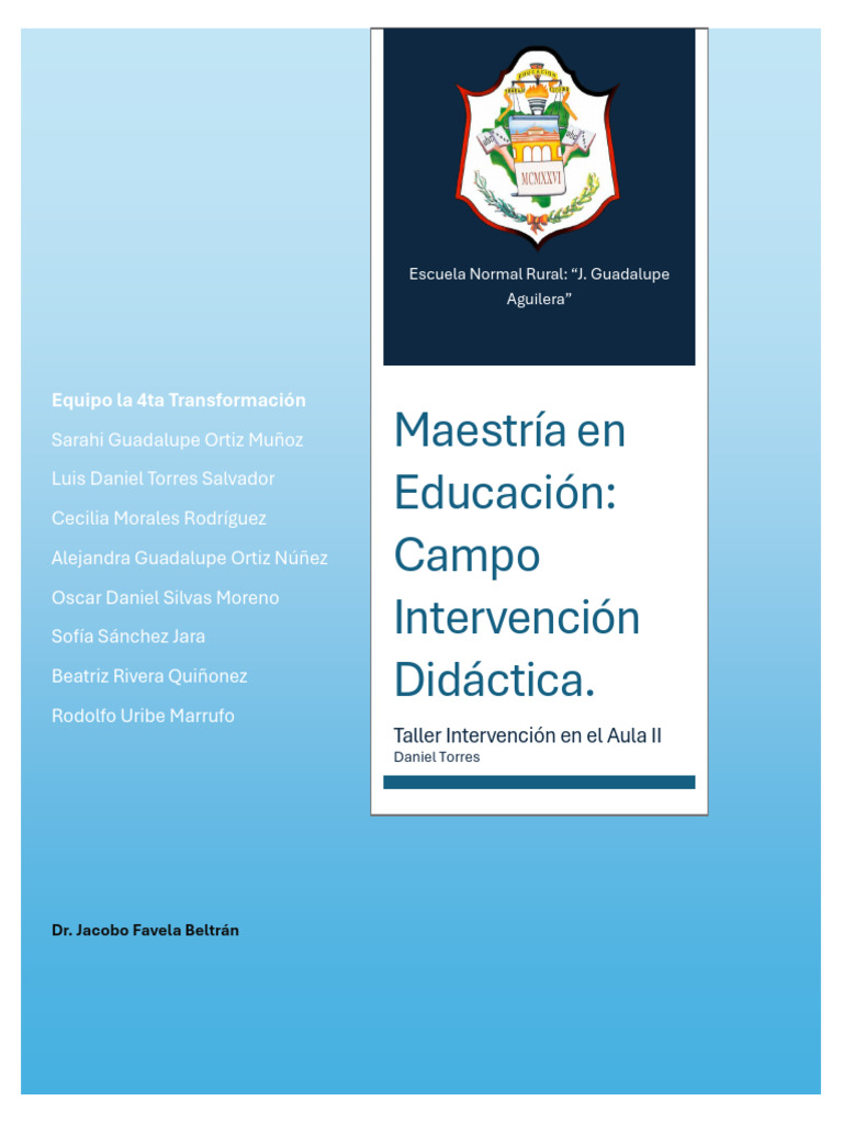 La 4ta Transformación | PDF | Cognición | Aprendizaje