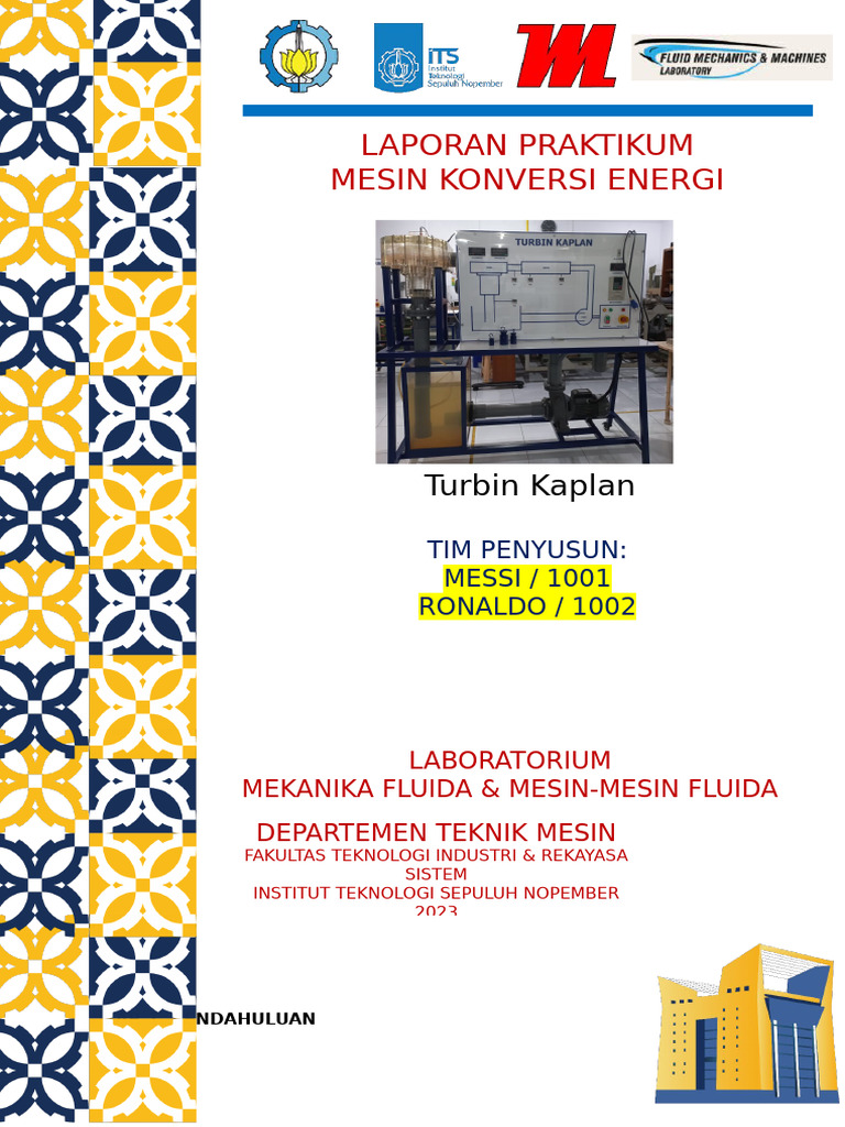 Laporan Turbin Kaplan | PDF