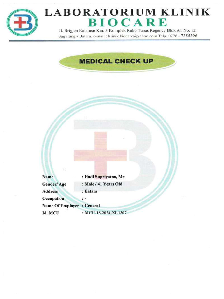 Mcu Hadi Supriyatna | PDF