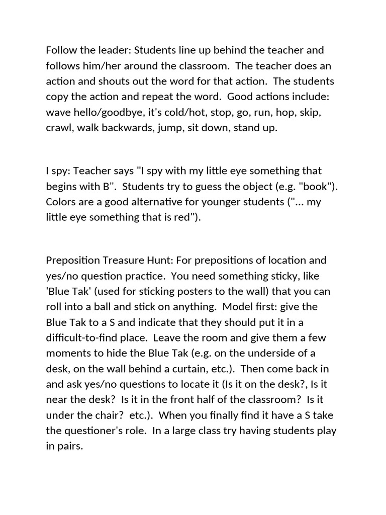 Follow The Leader | PDF