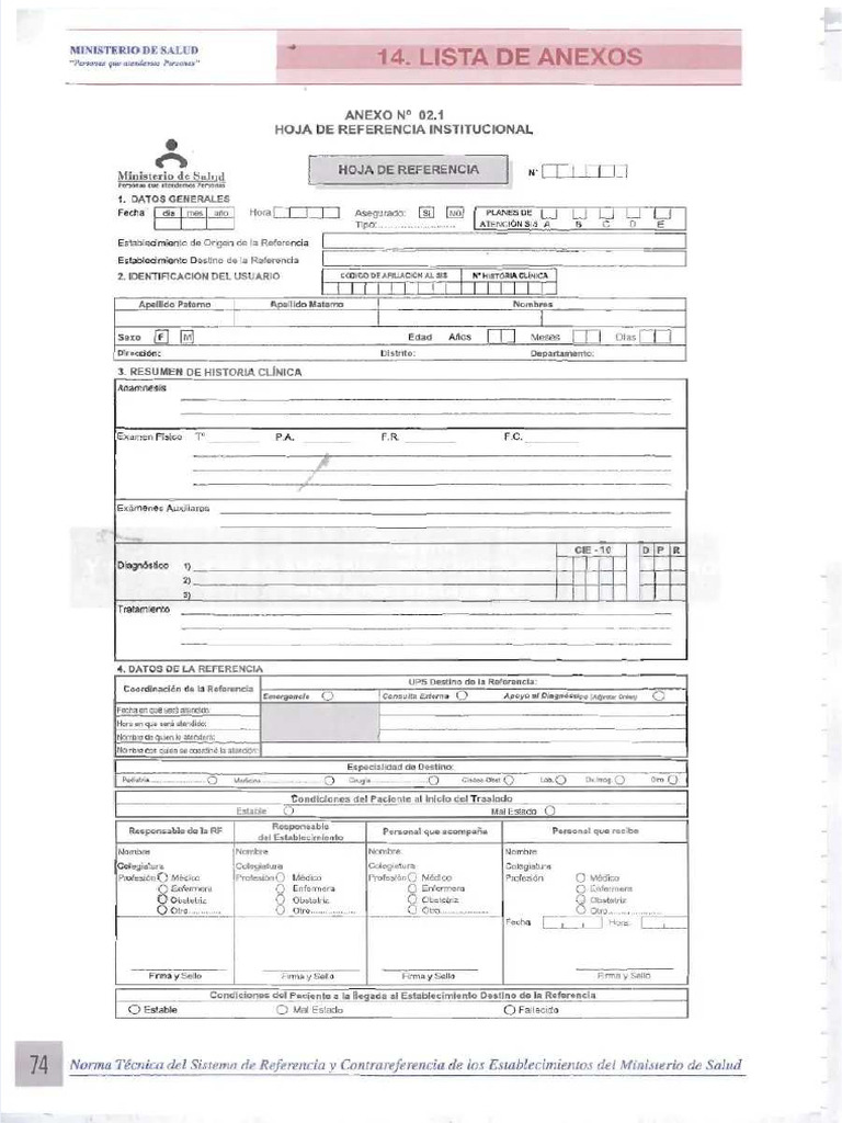 PDF Formato Referencia y Contrareferencia Compress | PDF