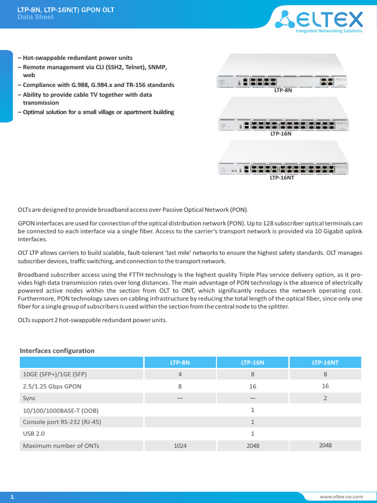 LTP-8N, LTP-16N (T) - Datasheet - 1.10.0 - en | PDF | Ethernet ...