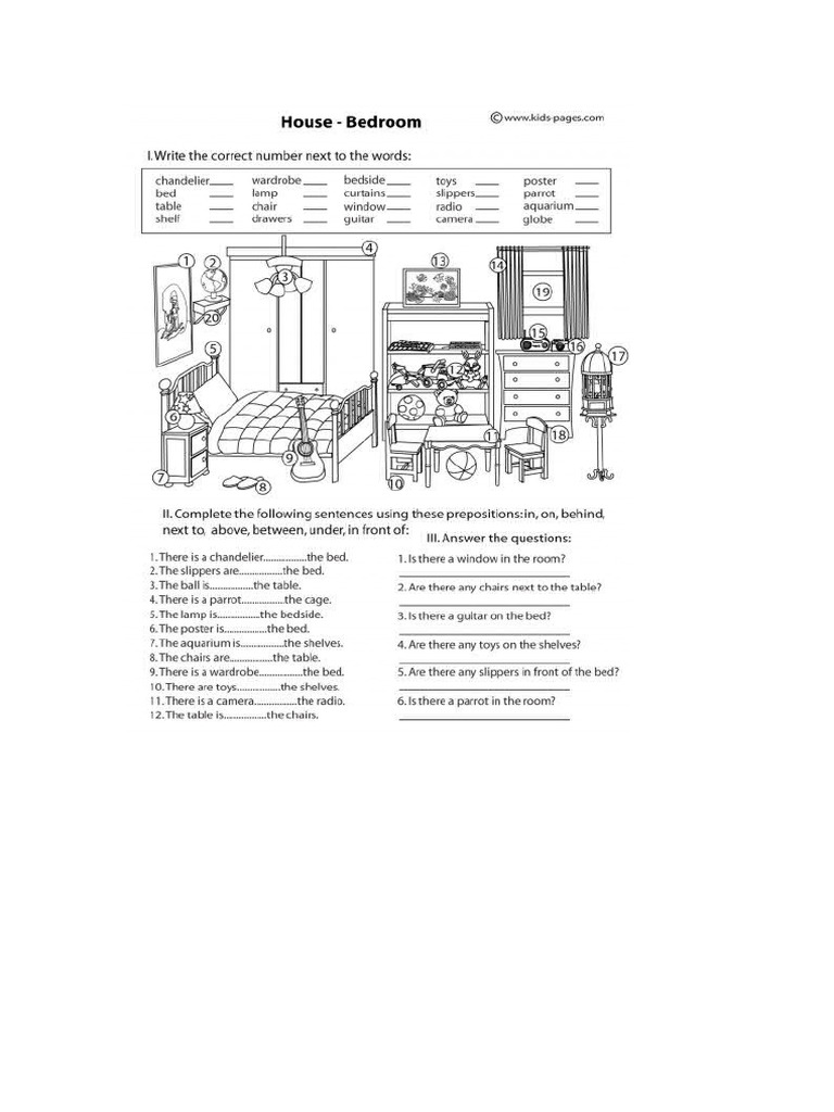 House: Worksheet | PDF