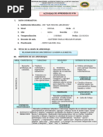 Sesión de Aprendizaje Cuidado de Los Animales | PDF | Aprendizaje | Mascota