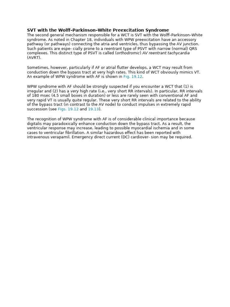 SVT With The Wolff | PDF