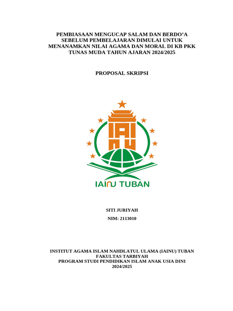 Revisi Proposal Ujian New | PDF