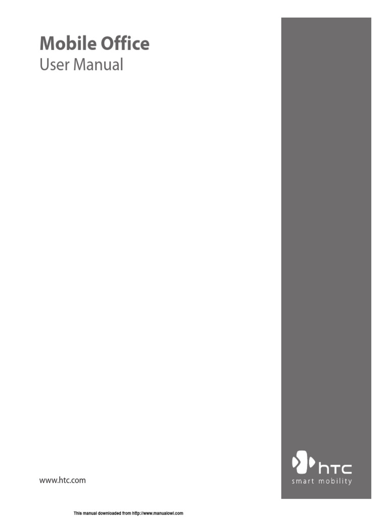 Mobile Office user manual-1 | PDF | Microsoft Windows | Bluetooth