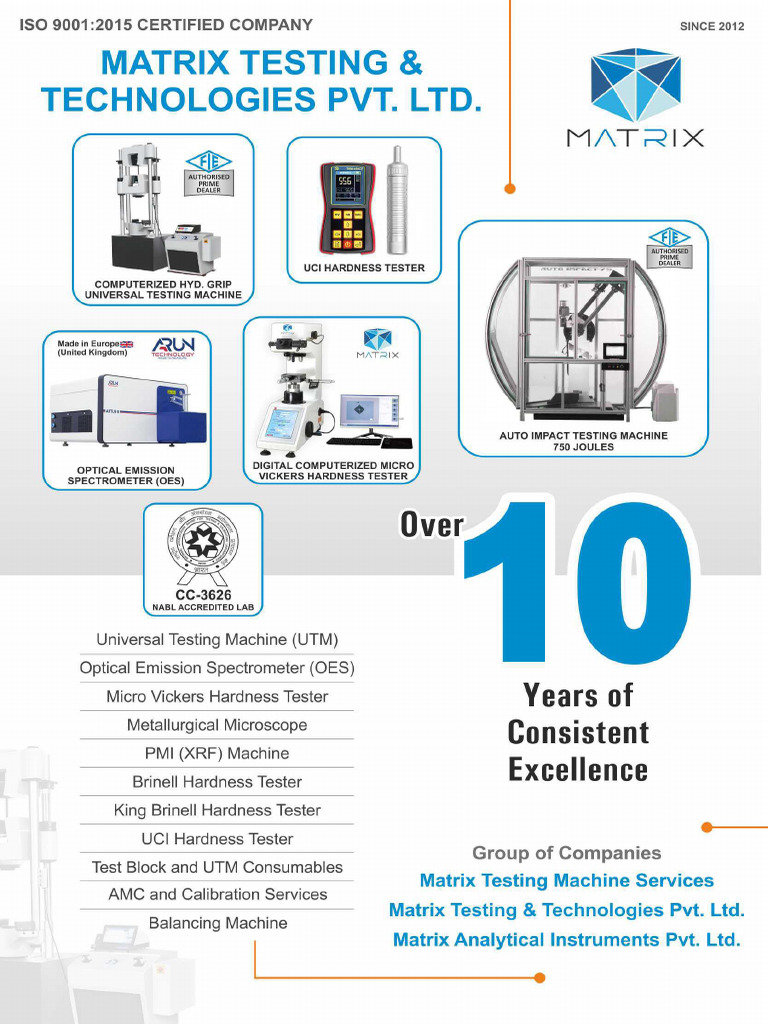 03 Matrix Product Catalouge 2024 | PDF