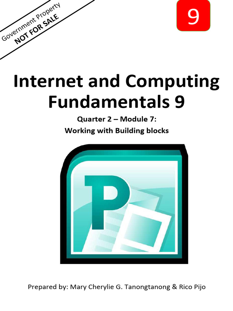Tle 9 Internet and Computing Fundamentals Quarter 2 Module 7 Tanongtanong and Pijo | PDF