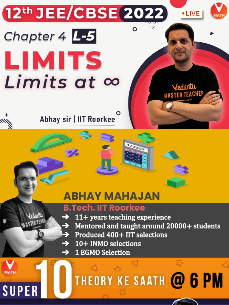 Limits+Lec+5 ++Limits+at+Infinity | PDF | Mathematics | Algorithms