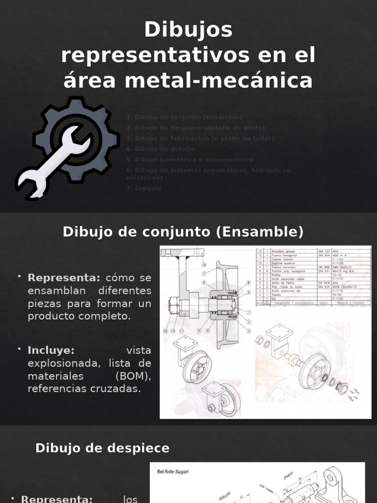 Dibujos Representativos en El Área Metal-Mecánica | PDF