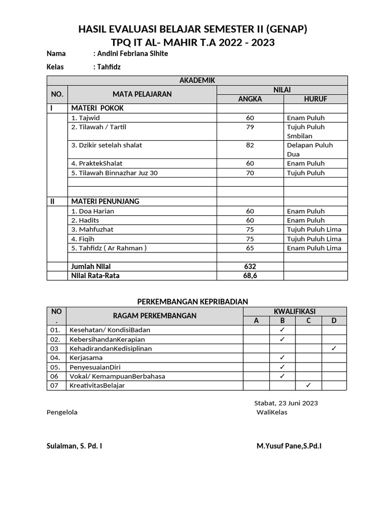 Andini Febriana | PDF