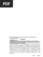 Income Affidavit Format | PDF