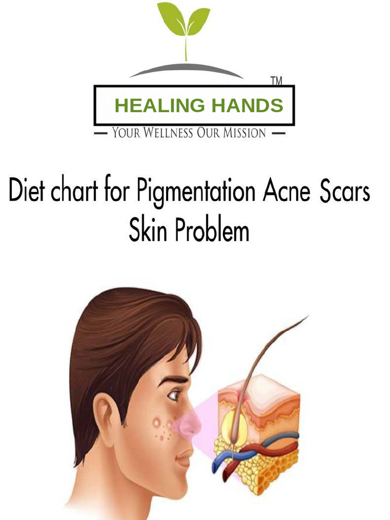 Diet Chart For Pigmentation Acne Scars PDF | PDF