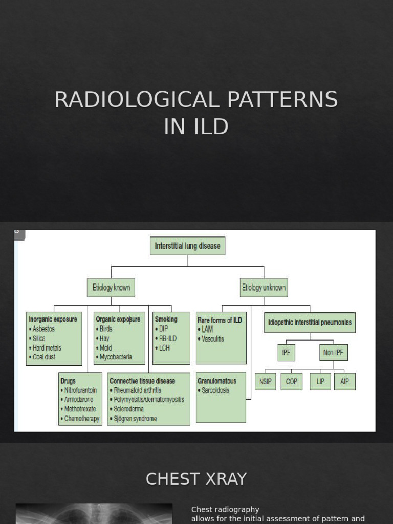 Radiological Patterns in Ild | PDF | Diseases And Disorders | Lung