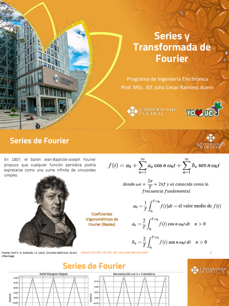 Series y Transformada de Fourier | PDF | Series de Fourier | Transformada de Fourier