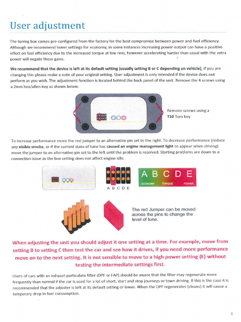 Instruction 2 TUNE ADJUSTMENT, Page 3 | PDF