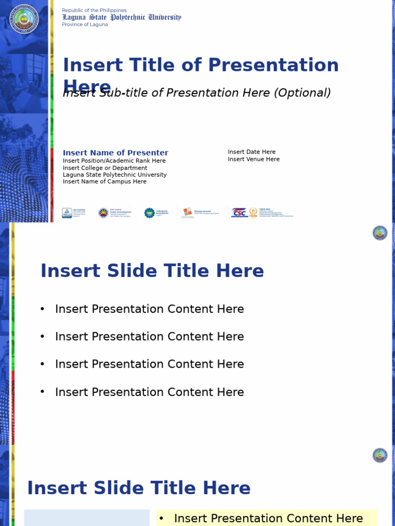 LSPU Institutional Slide Presentation | PDF