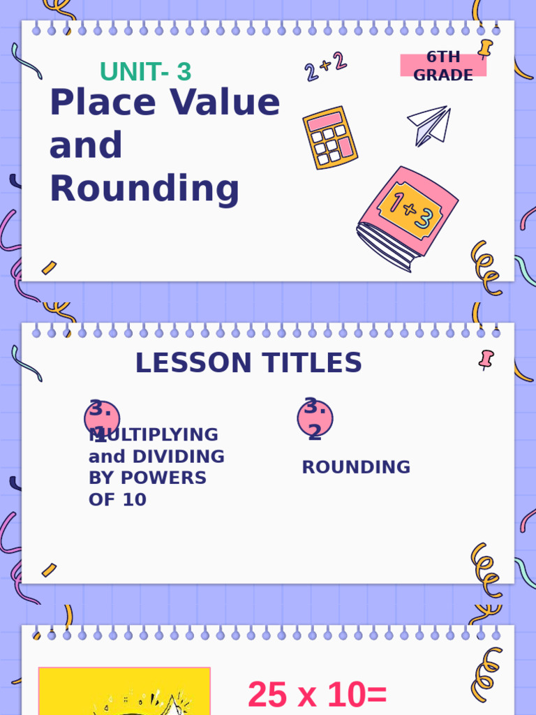 Place Value and Rounding | PDF