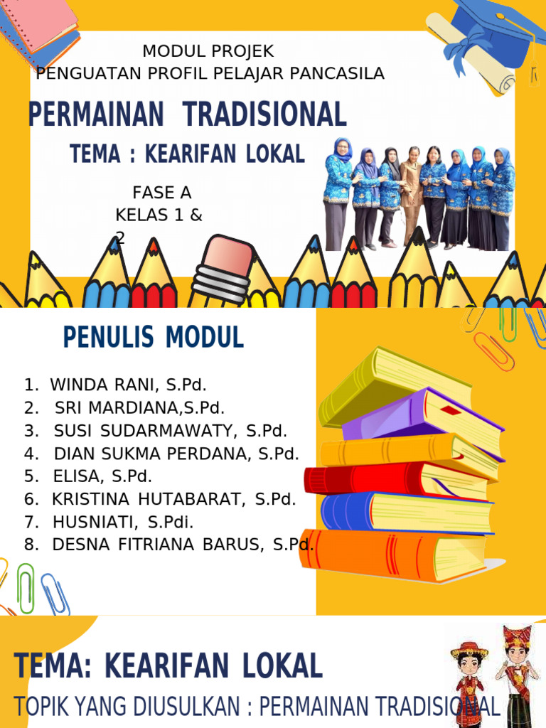 Modul Projek Modul p5 Permainan Tradisional Fase A | PDF