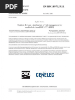 En Iso 14971 2019 A11 2021 | PDF | European Union