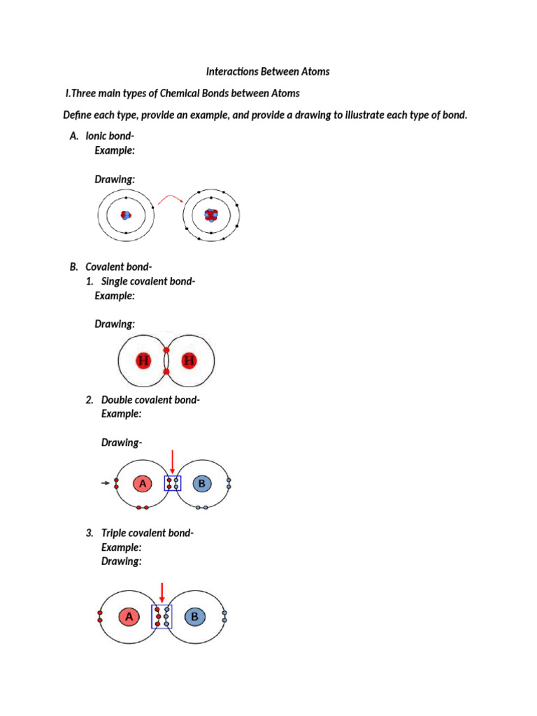Interactions Between Atoms | PDF