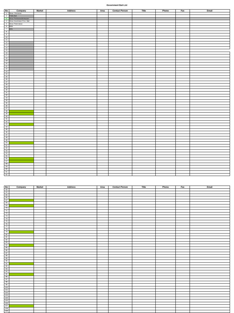 Segment Market Database | PDF