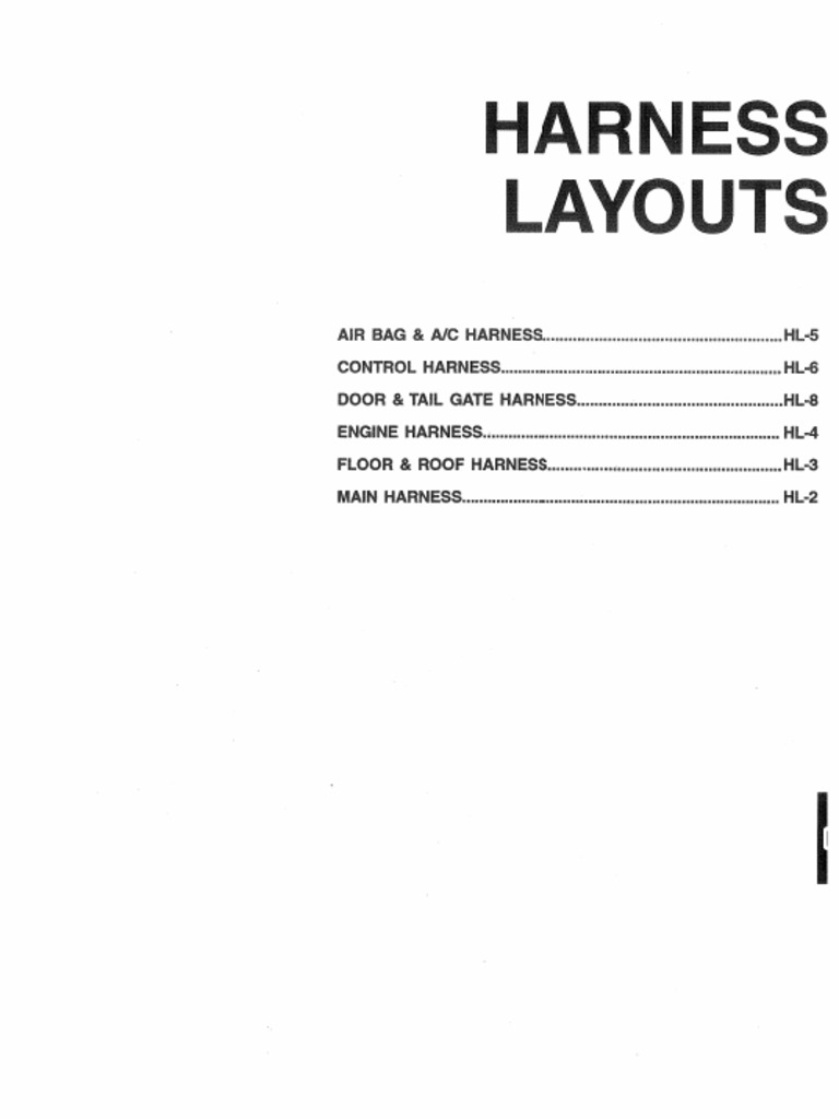 Harness+Layouts | PDF