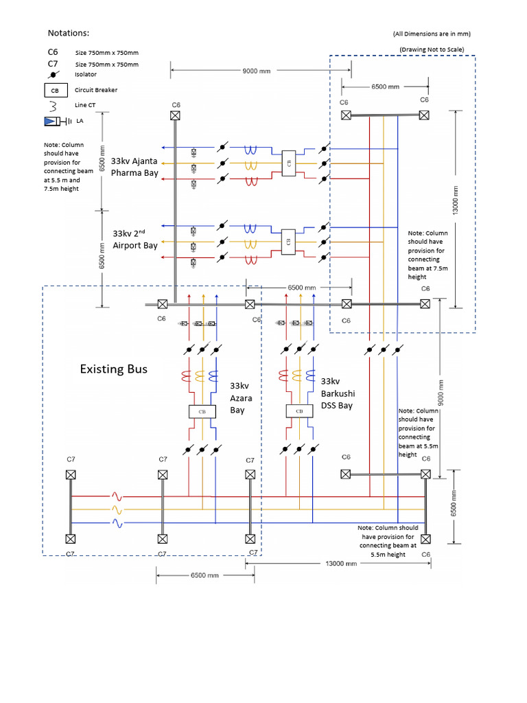 33kv Single Line Diagram | PDF