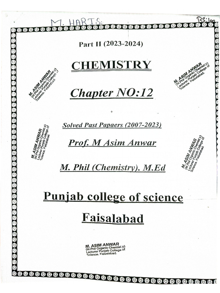 Chapter 12 Chemistry AA | PDF