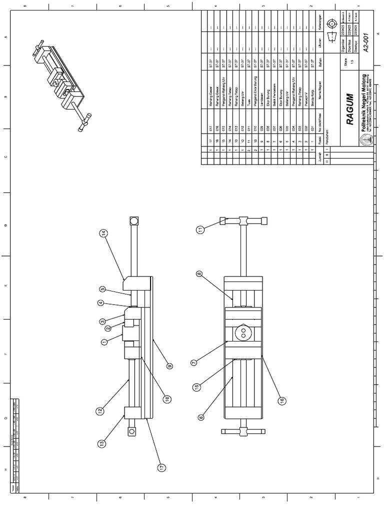 14 - Mohammad Revan Anggara - 2B - D3 - TM - Ragum | PDF