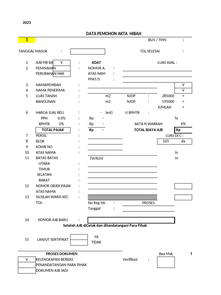 Draft Pemohon AKTA | PDF