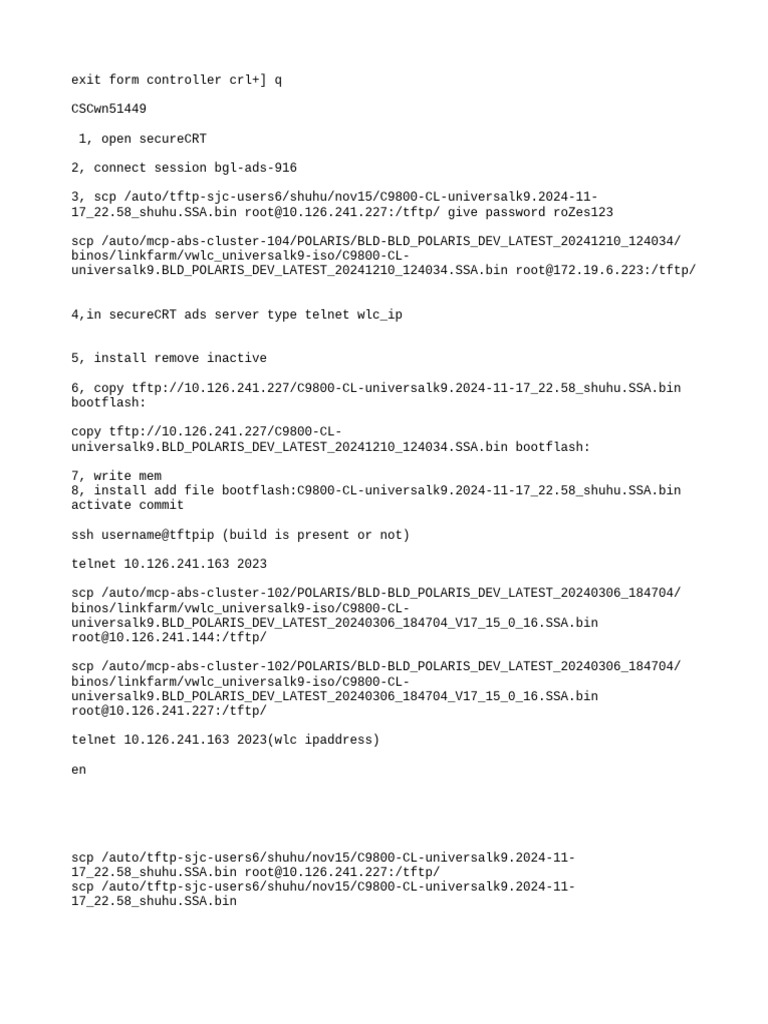 Telnet 10.126.241.163 2023 | PDF | Utility Software | Network Architecture