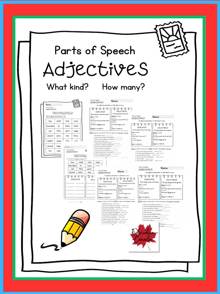 Understanding Adjectives: Types & Examples | PDF | Adjective | Part Of ...