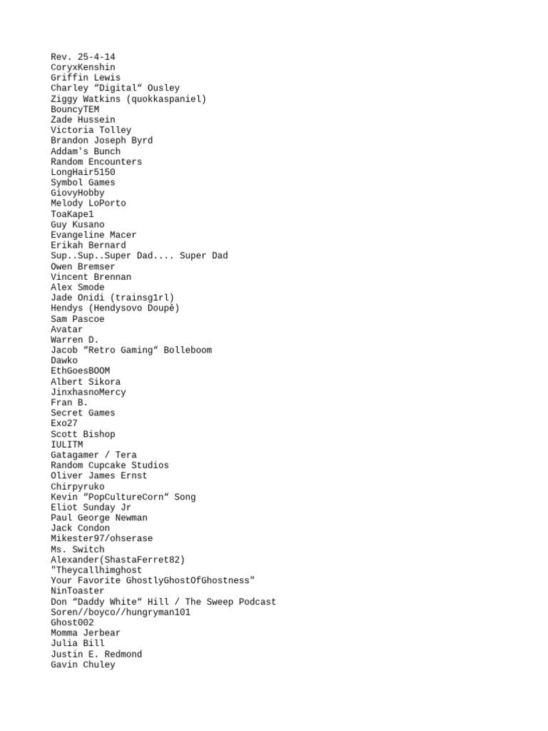 Credits | PDF