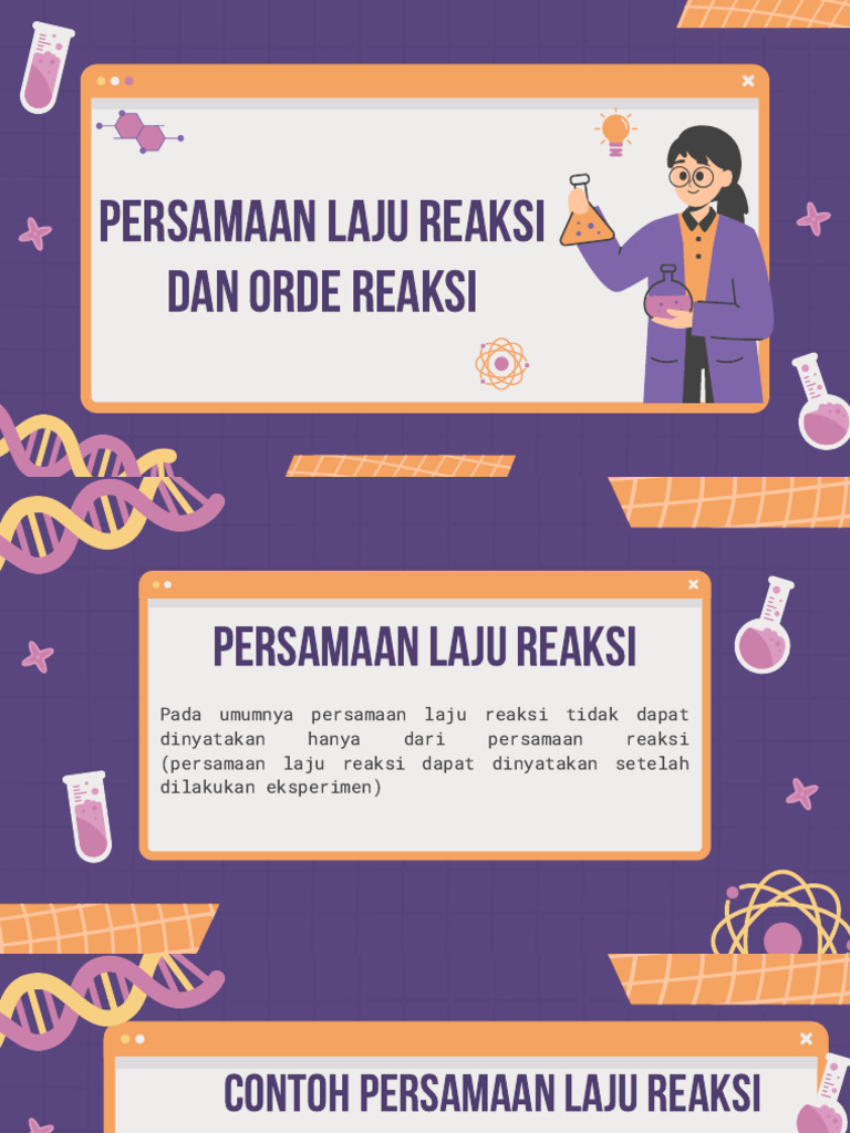 Persamaan Laju Reaksi Dan Orde Reaksi | PDF