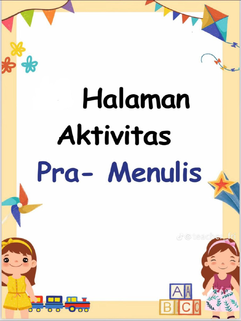 Aktivitas Pra Menulis | PDF