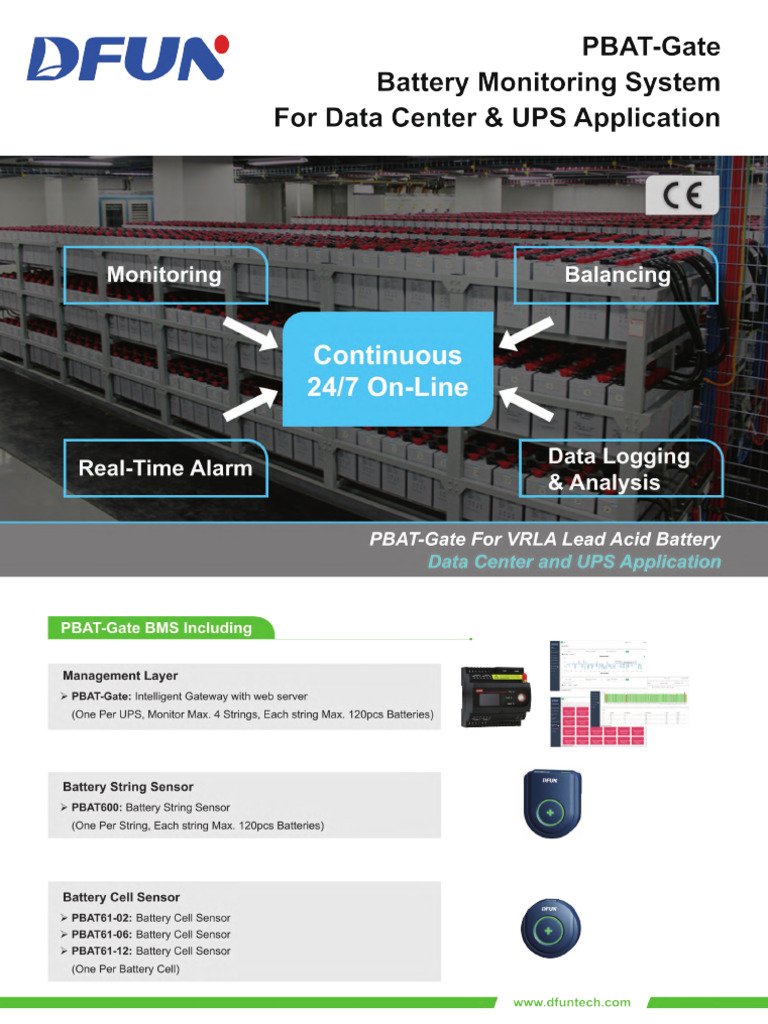 DFUN PBAT-Gate Battery Monitoring System V1.1 | PDF