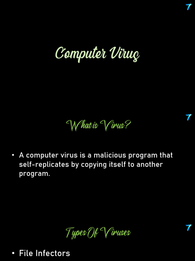 Understanding Computer Viruses and Types | PDF
