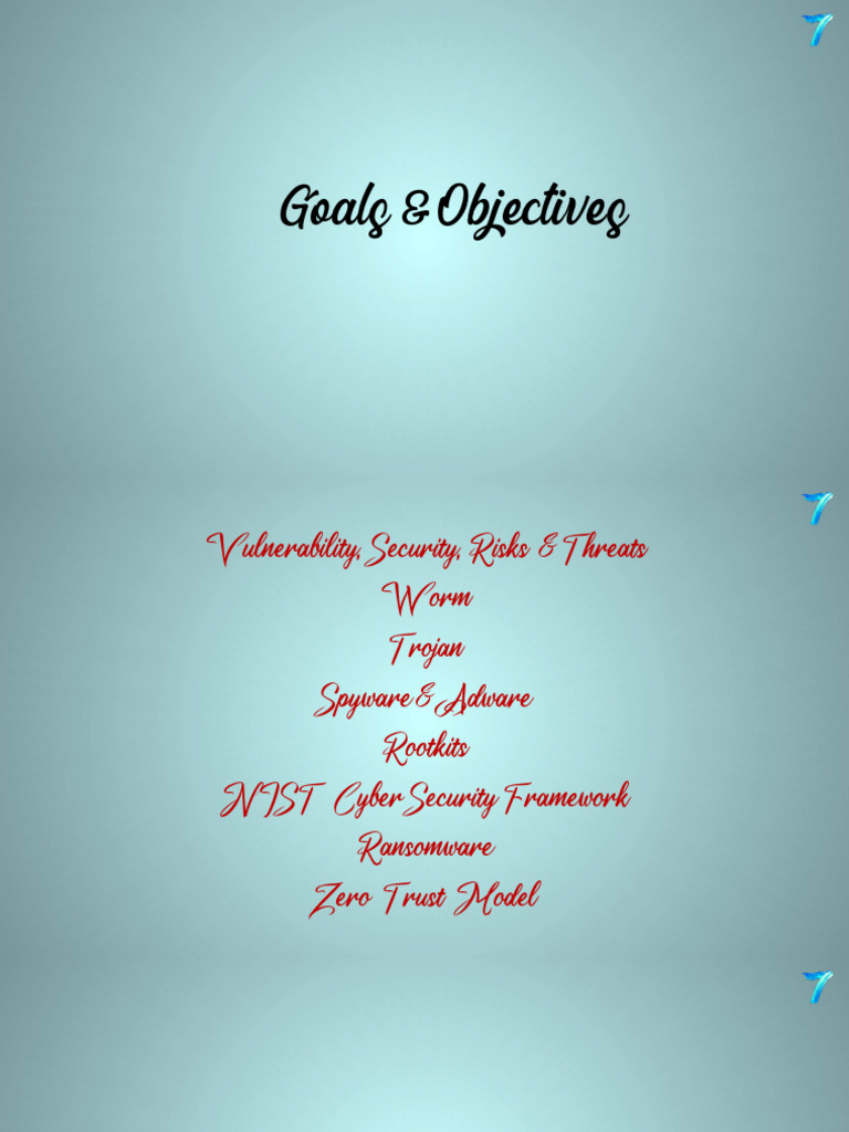 Goals & Objectives Section 2 PDF | PDF