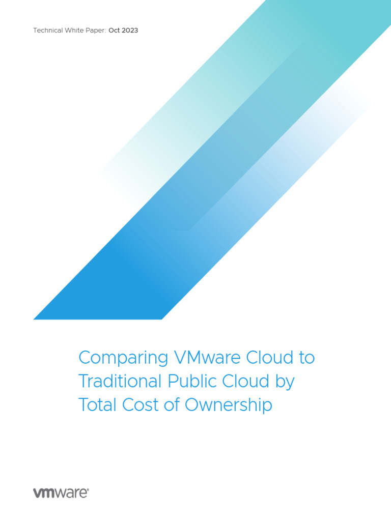 Comparing VMware Cloud To Traditional Public Cloud by Total Cost of ...