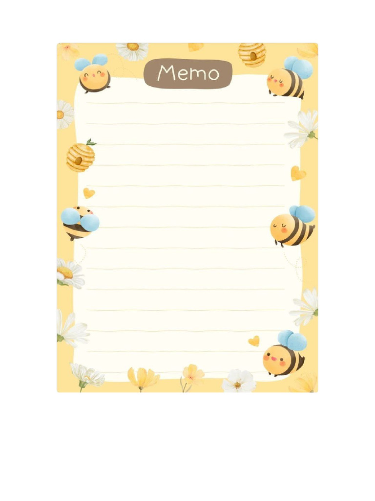 Contoh Memo Estetik | PDF