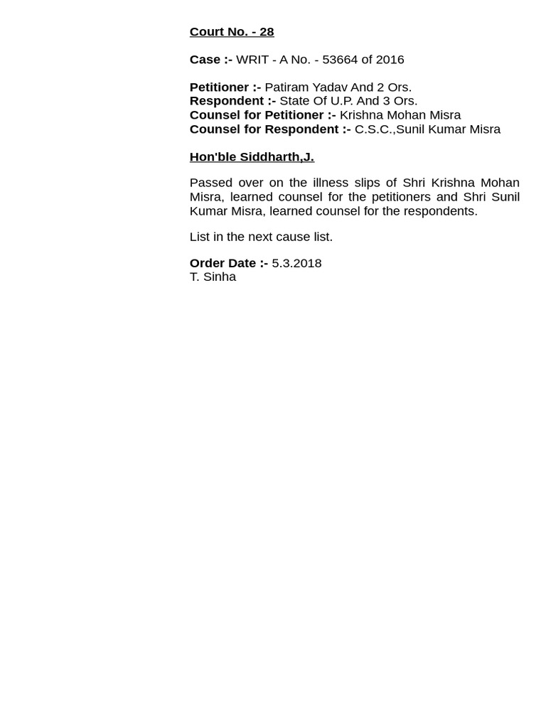 Wria (A) 53664 2016 | PDF