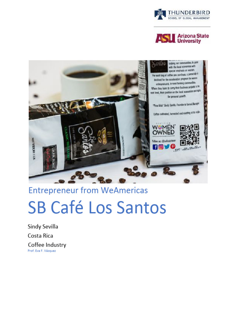 Case Study - SB Cafe Los Santos | PDF | Coffee | Economies