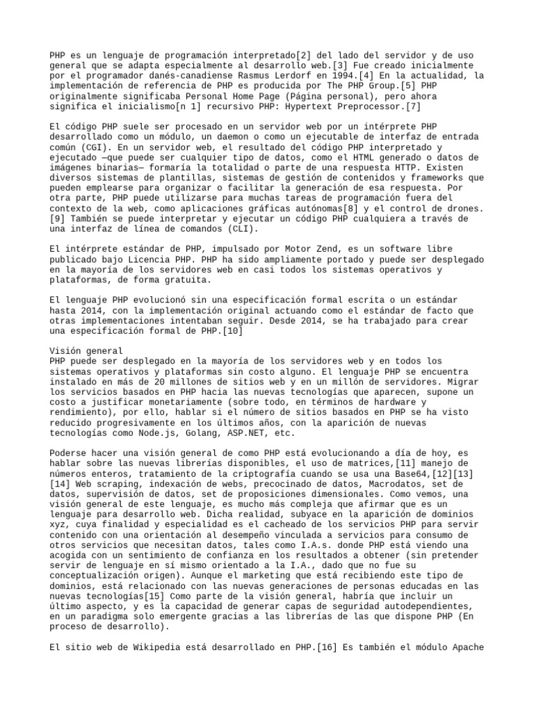 PHP | PDF | Php | Informática