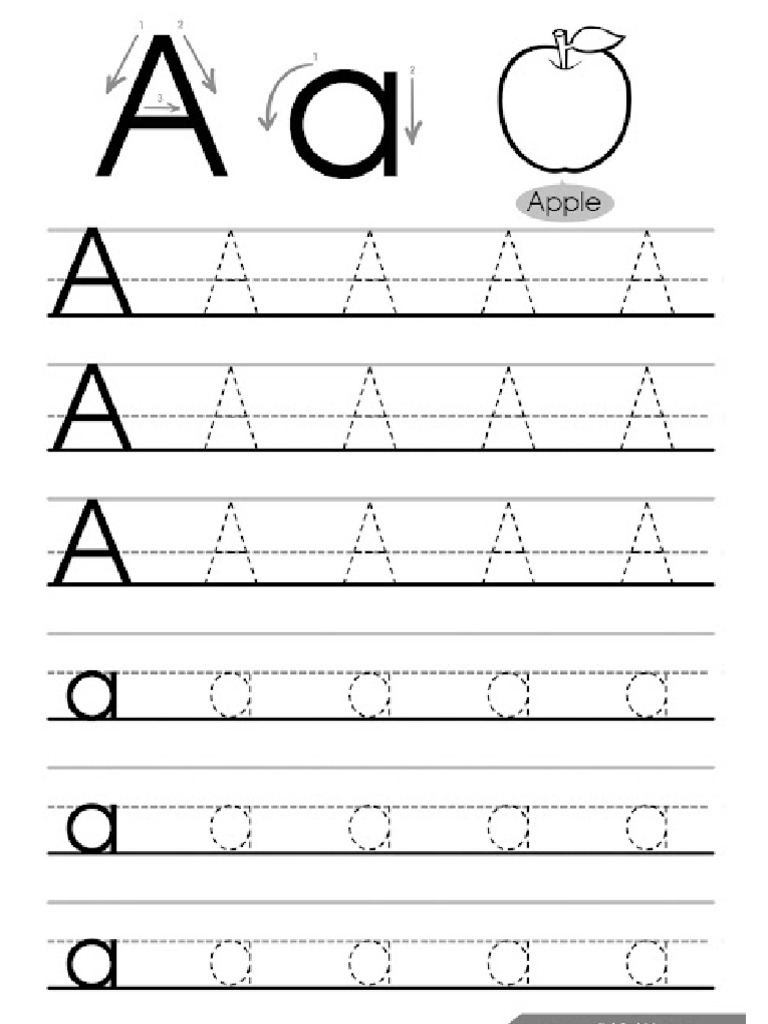 Tracing Letter (A-Z) | PDF