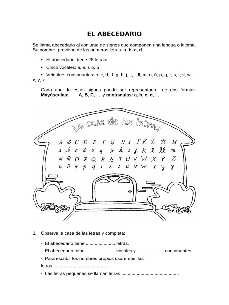 Practica El Abecedario | PDF | Alfabeto | Colación