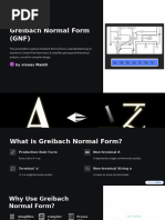 CFG To GNF | PDF | Language Mechanics | Mathematical Logic