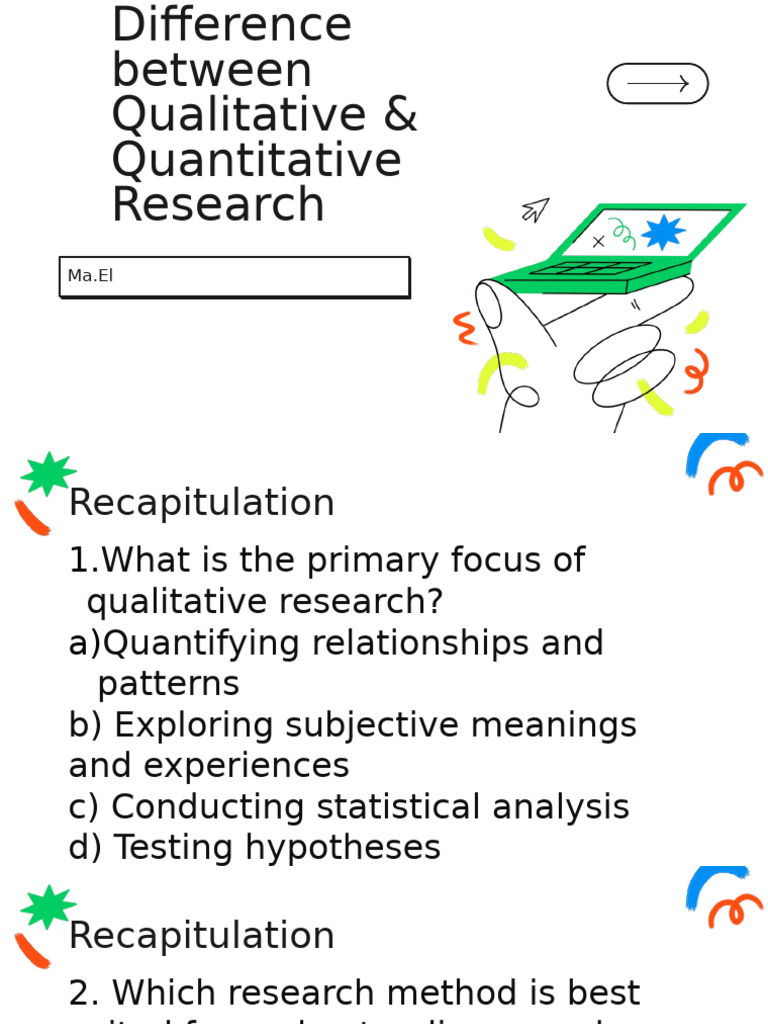 III Difference Between Quali Quanti | PDF | Quantitative Research | Methodology