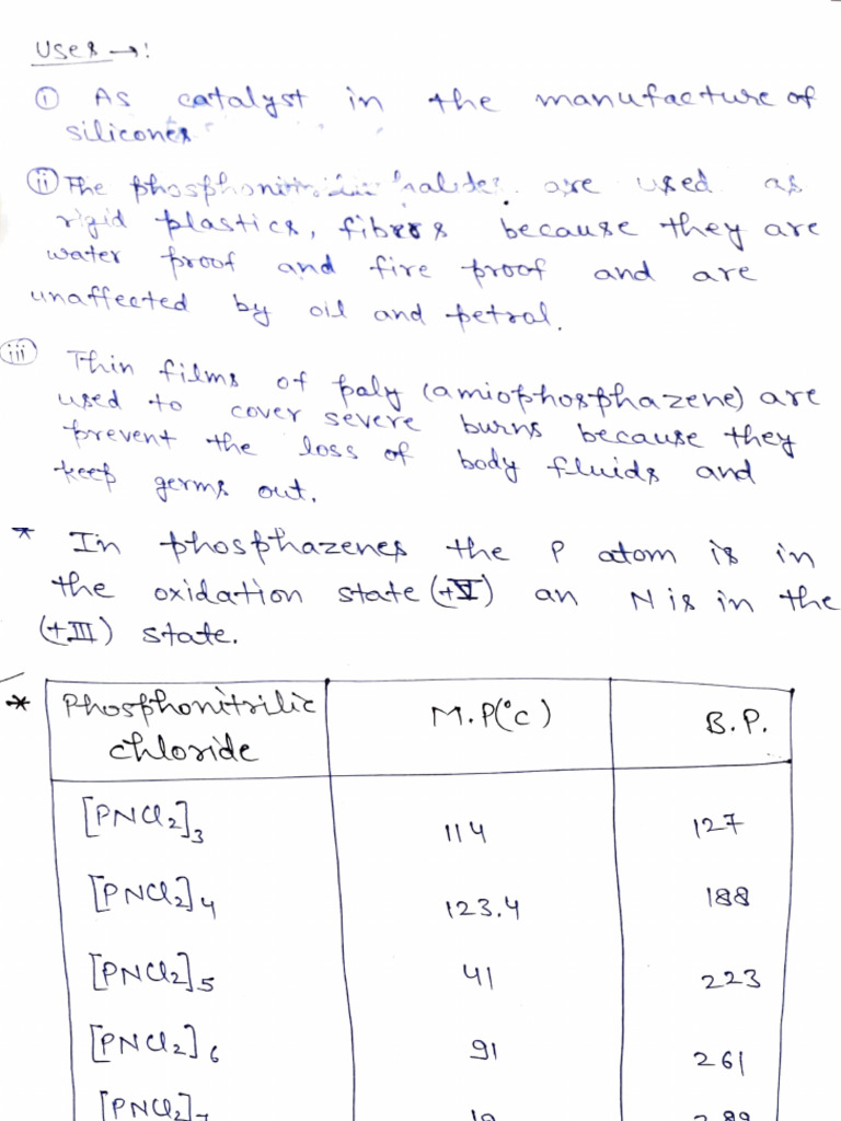 Phosphazene Use and Structure | PDF